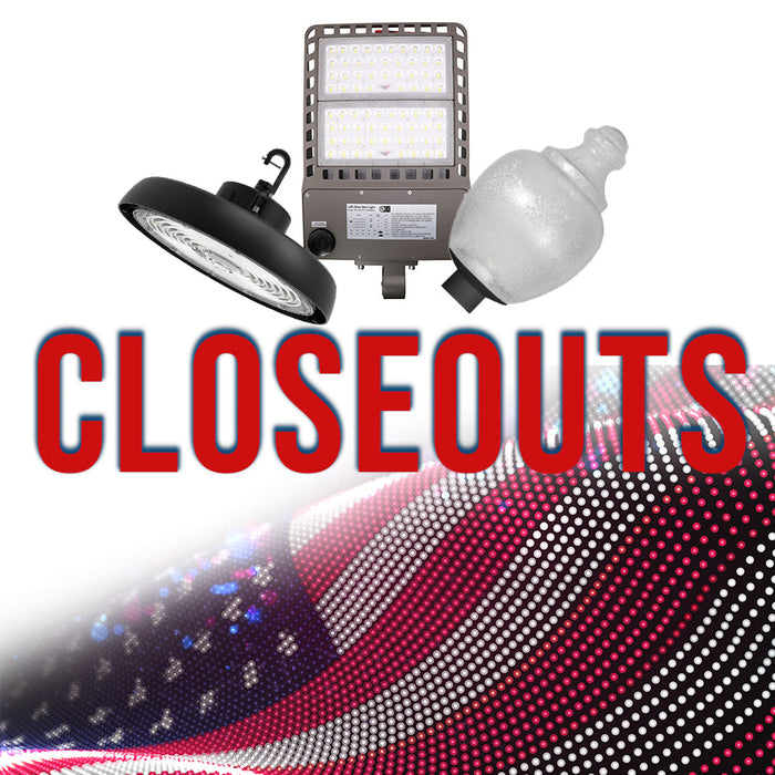 Closeout Light Fixtures & Outdoor LED Clearance