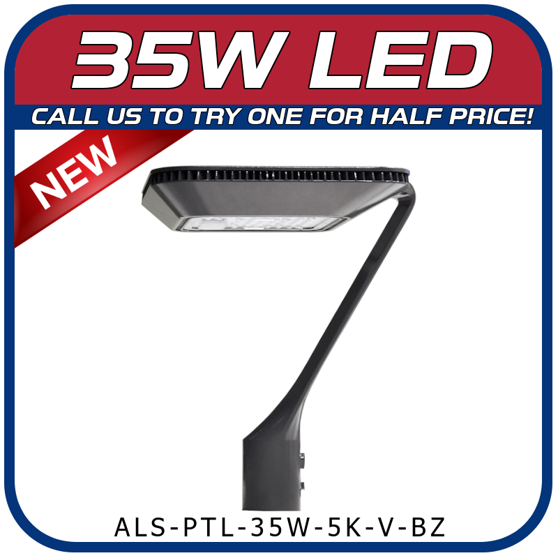 35W LED Post Top Fixture – American Lighting Systems